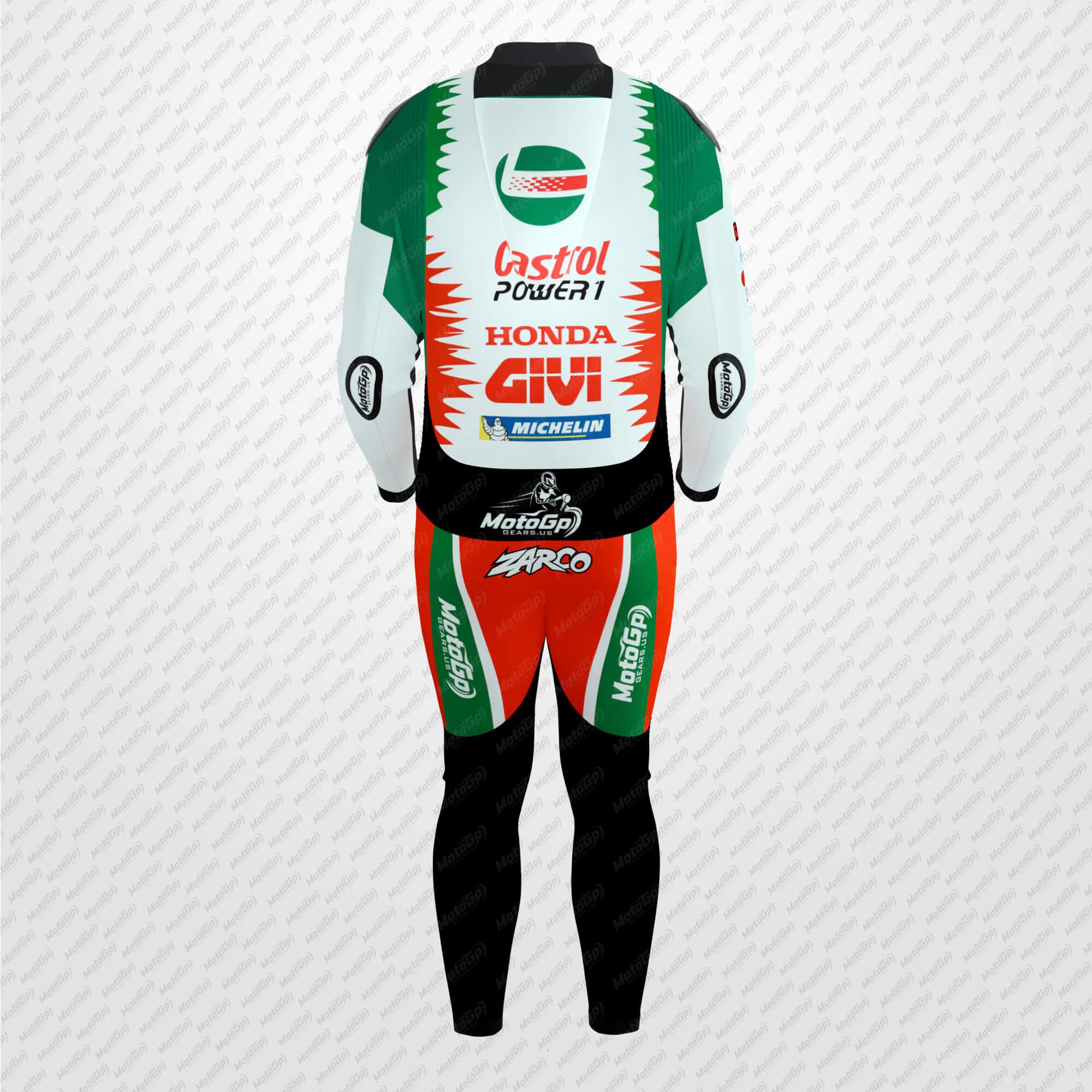 Johann Zarco Castrol Honda 2025 Leather Racing Suit | Custom - MOTOGP ...